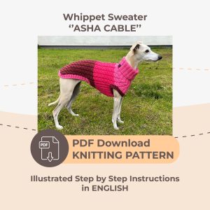 Italian Greyhound Puppy Coat / PDF SEWING PATTERN - FancyPetPatts